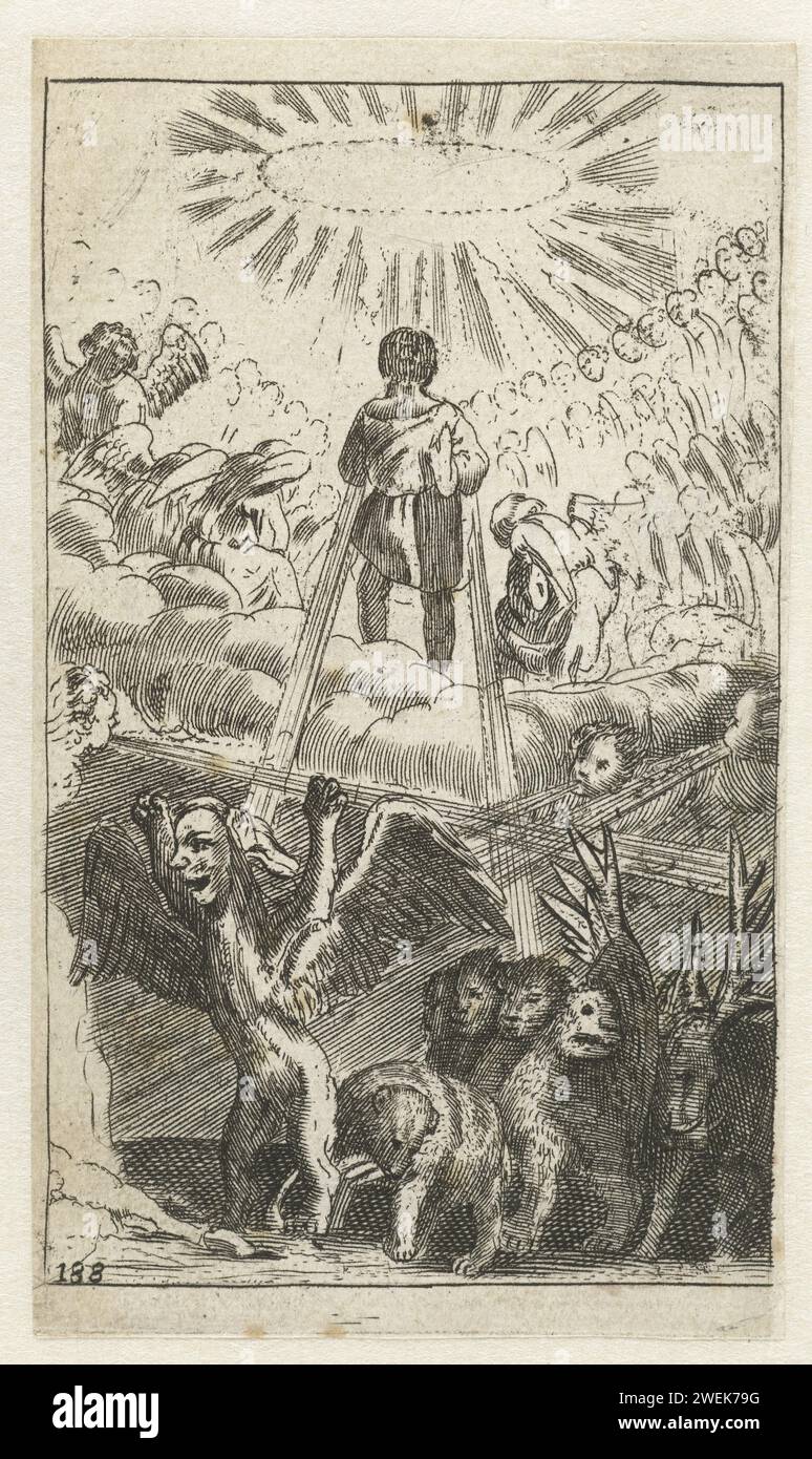 Daniel’s vision of four beasts, Salomon Italia, after Rembrandt van ...