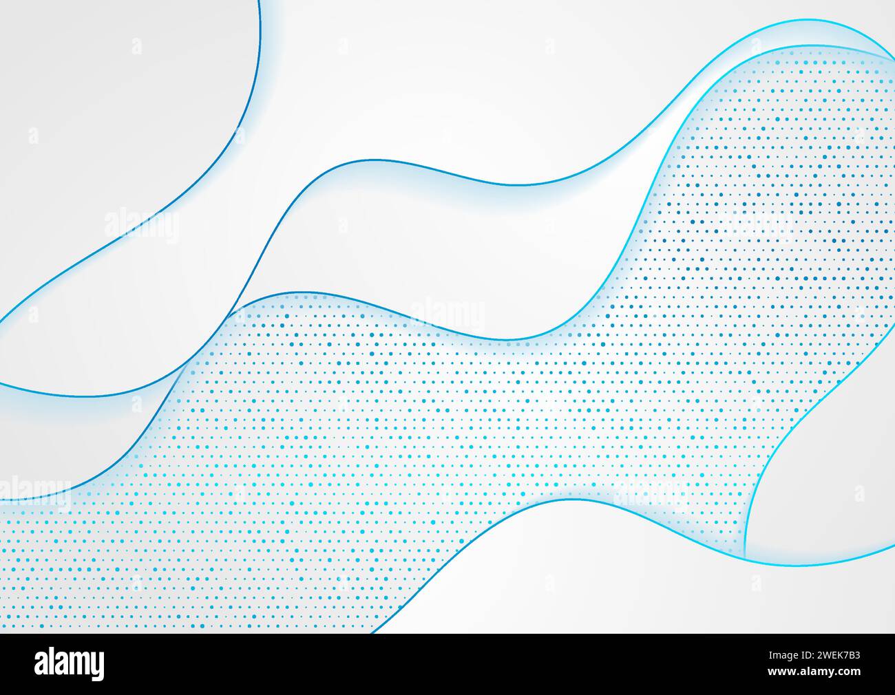 Abstract curve geometry flowing particles Stock Vector Images - Alamy
