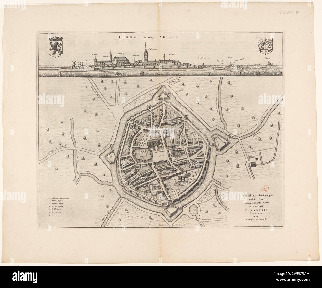 Veurne map hi-res stock photography and images - Alamy