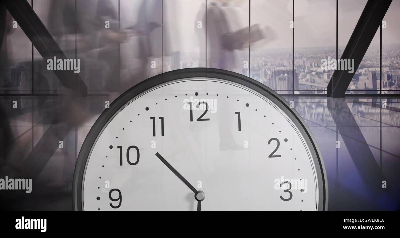 Walking clock hi-res stock photography and images - Alamy