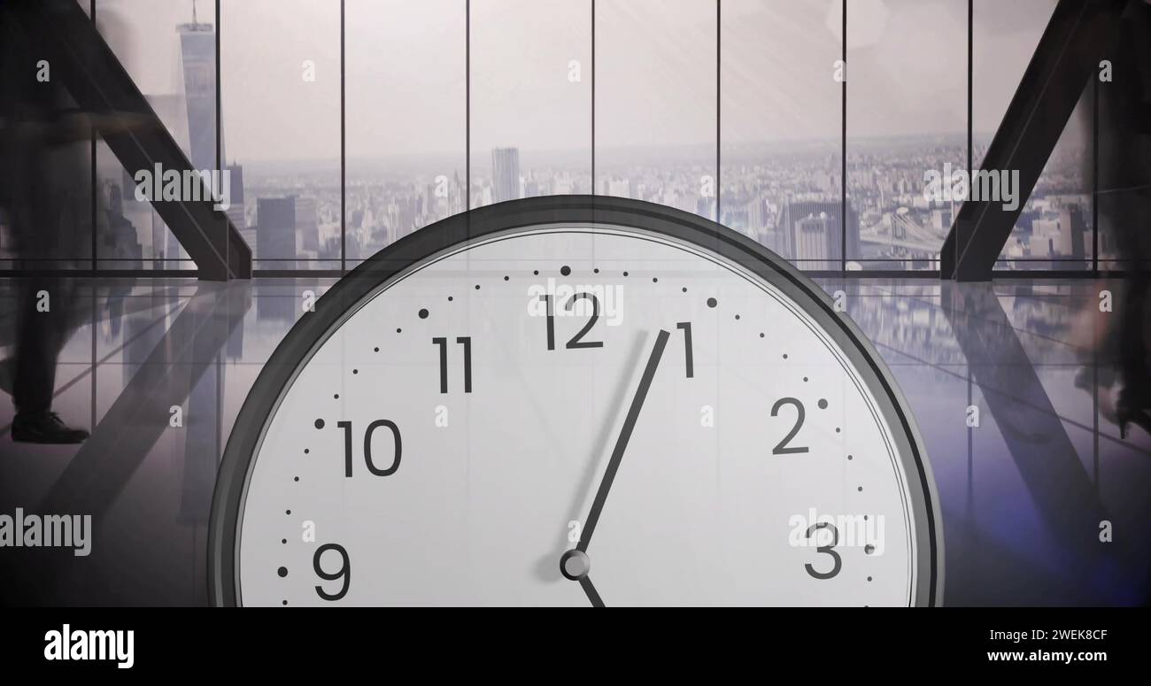 Walking clock hi-res stock photography and images - Alamy