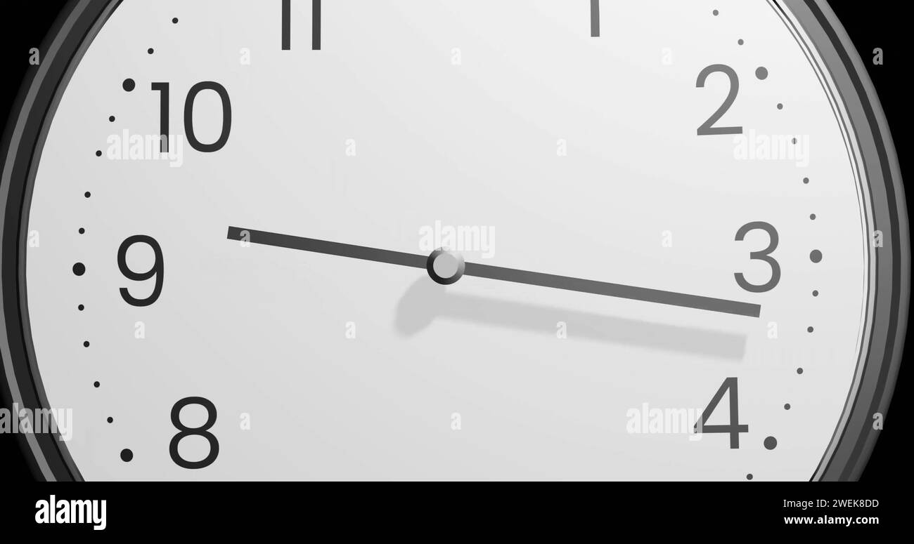 Ticking clock Black and White Stock Photos & Images - Alamy