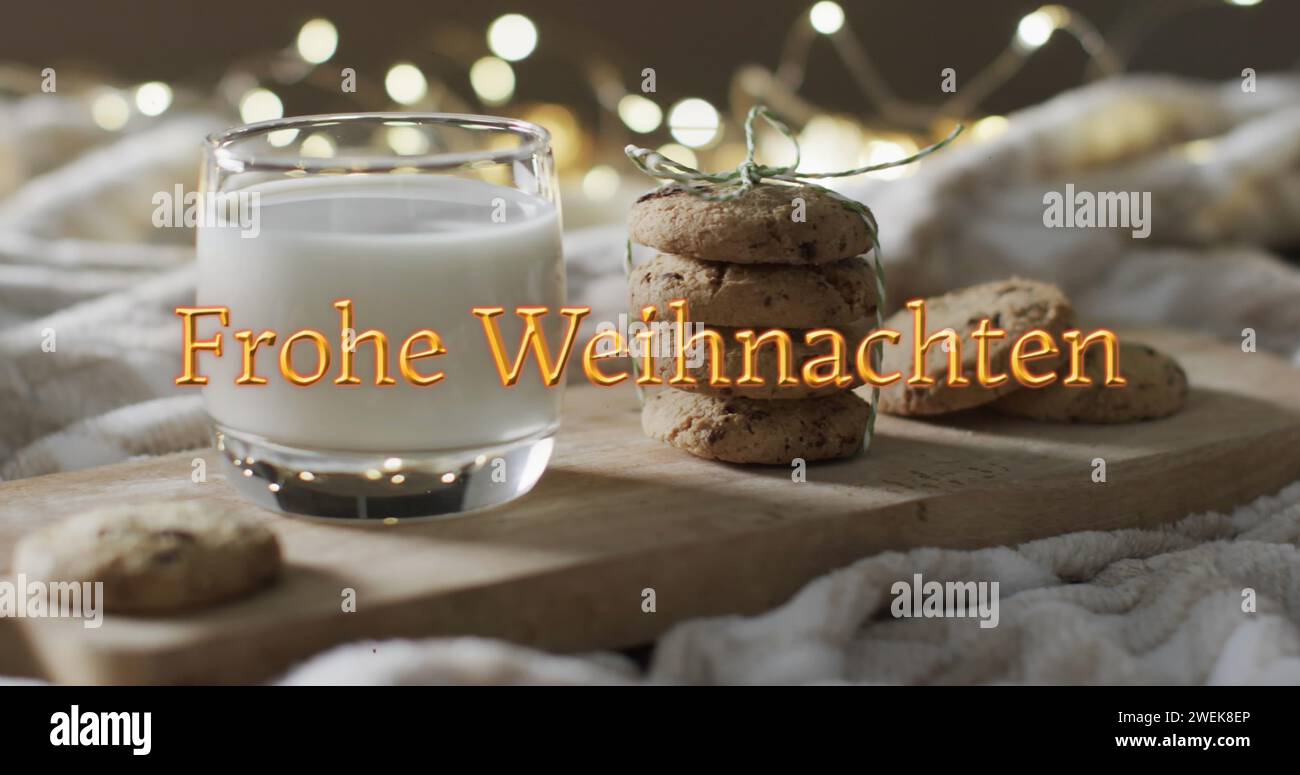 Animation german greeting text over hi-res stock photography and images - Alamy