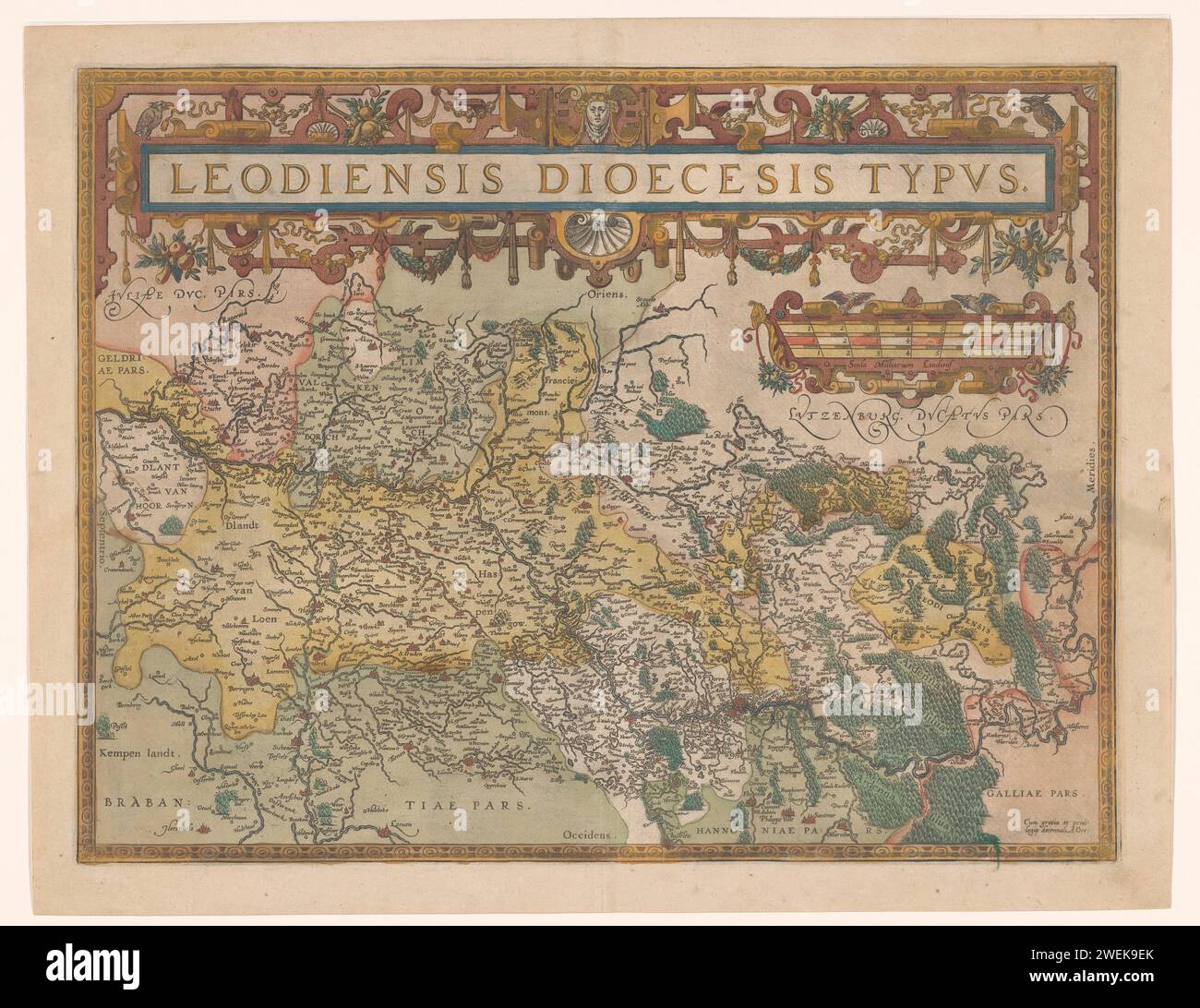 Liege on a map hi-res stock photography and images - Alamy