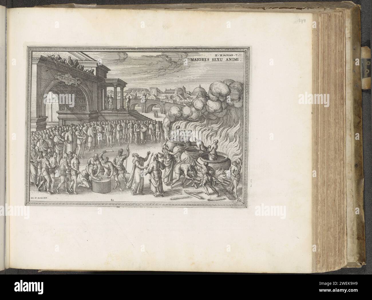 Torture death of seven brothers, 1653 - 1654 print Torture death of ...