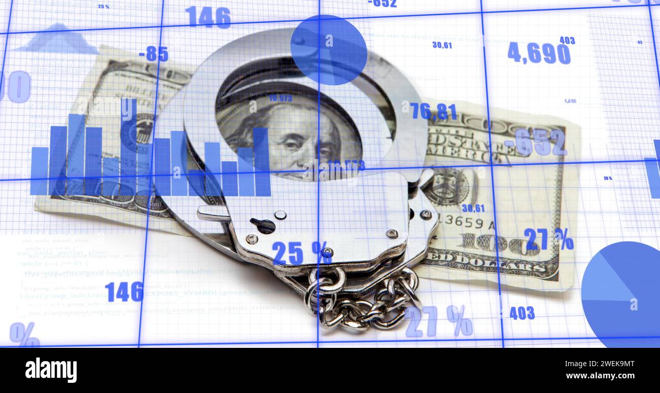 Animation data processing over dollar hi-res stock photography and images - Alamy