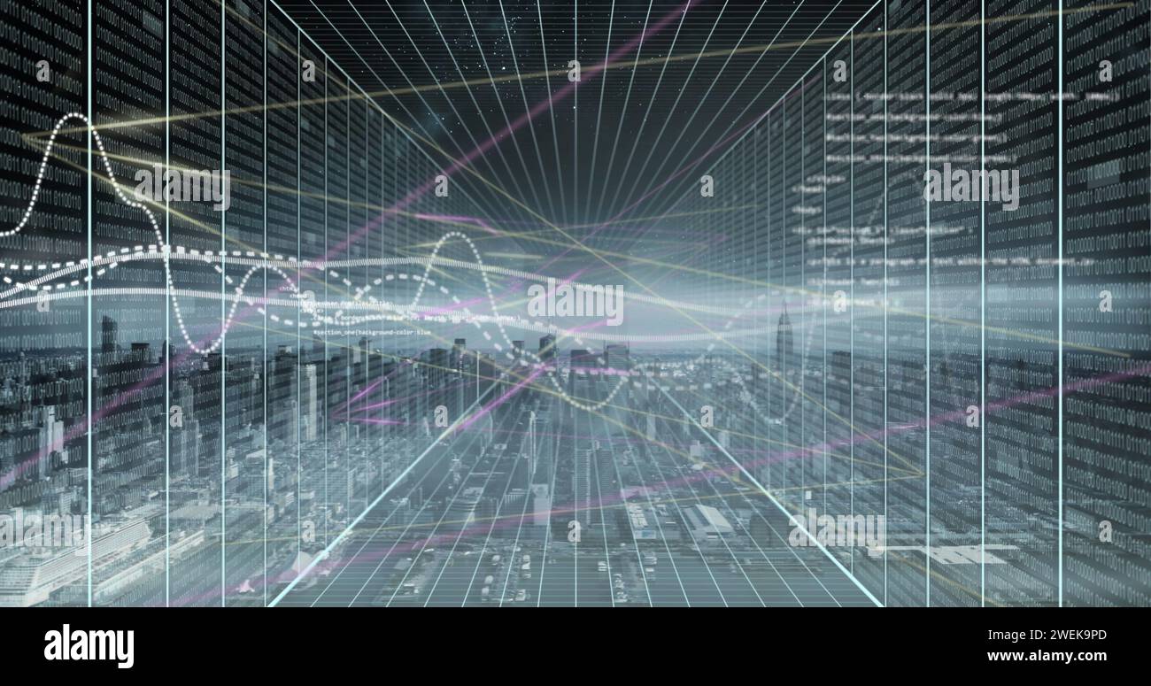 Finances management over cityscape hi-res stock photography and images ...