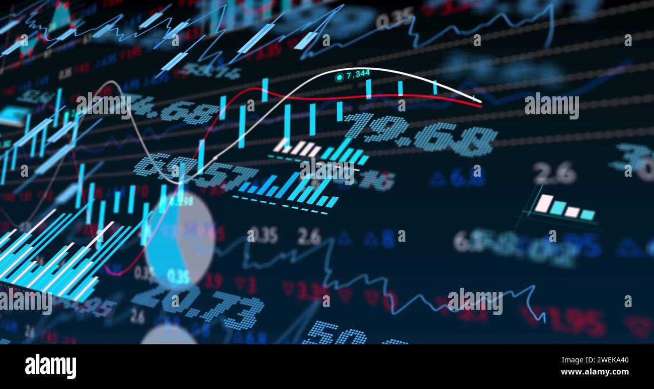 Digital animation data processing changing hi-res stock photography and ...