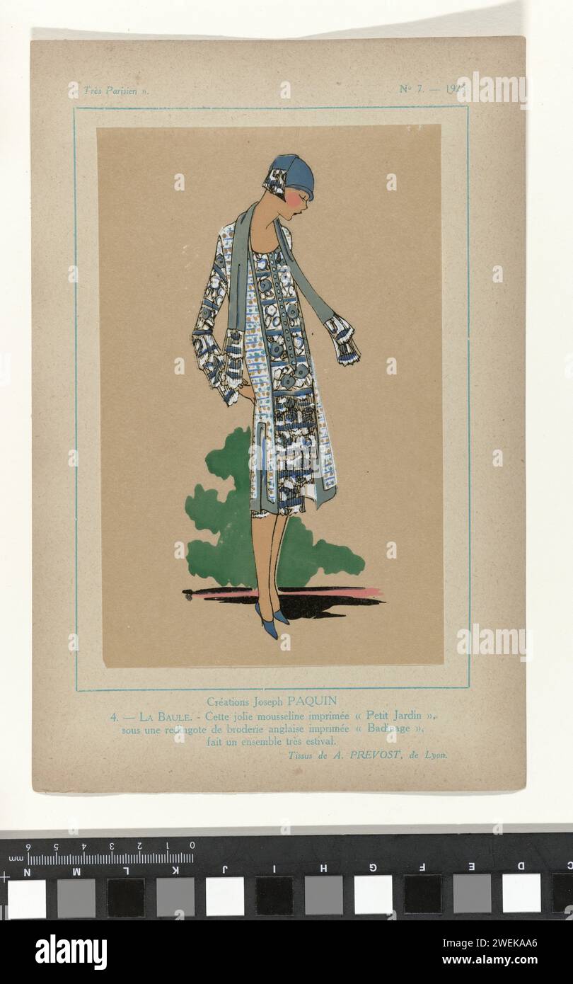 Very Parisian, 1925, No. 7, pl. 4 :: Creations Joseph Paquin - La Baule ...