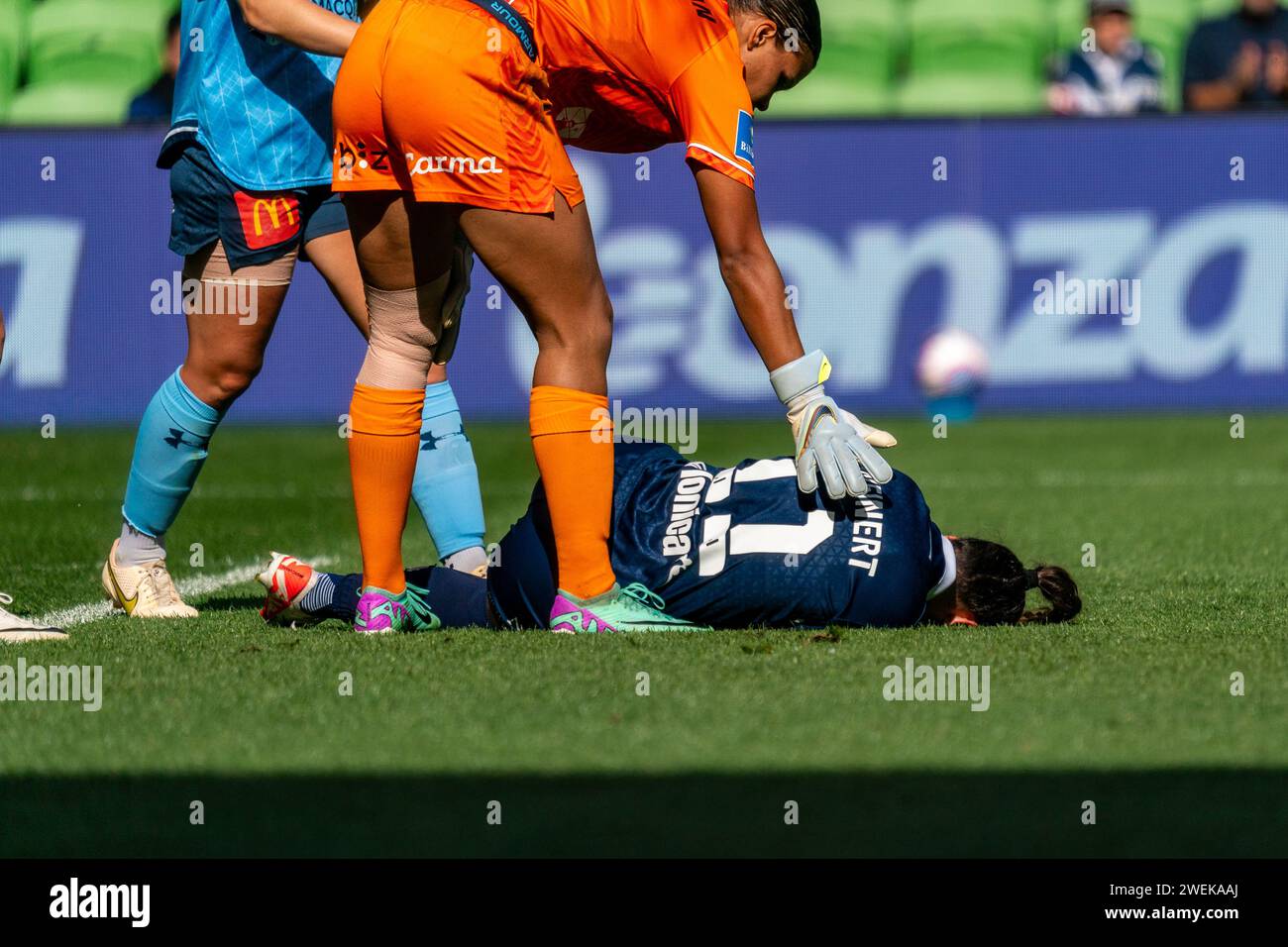 Melbourne, Australia. 26 January, 2024. Melbourne Victory FC Forward ...