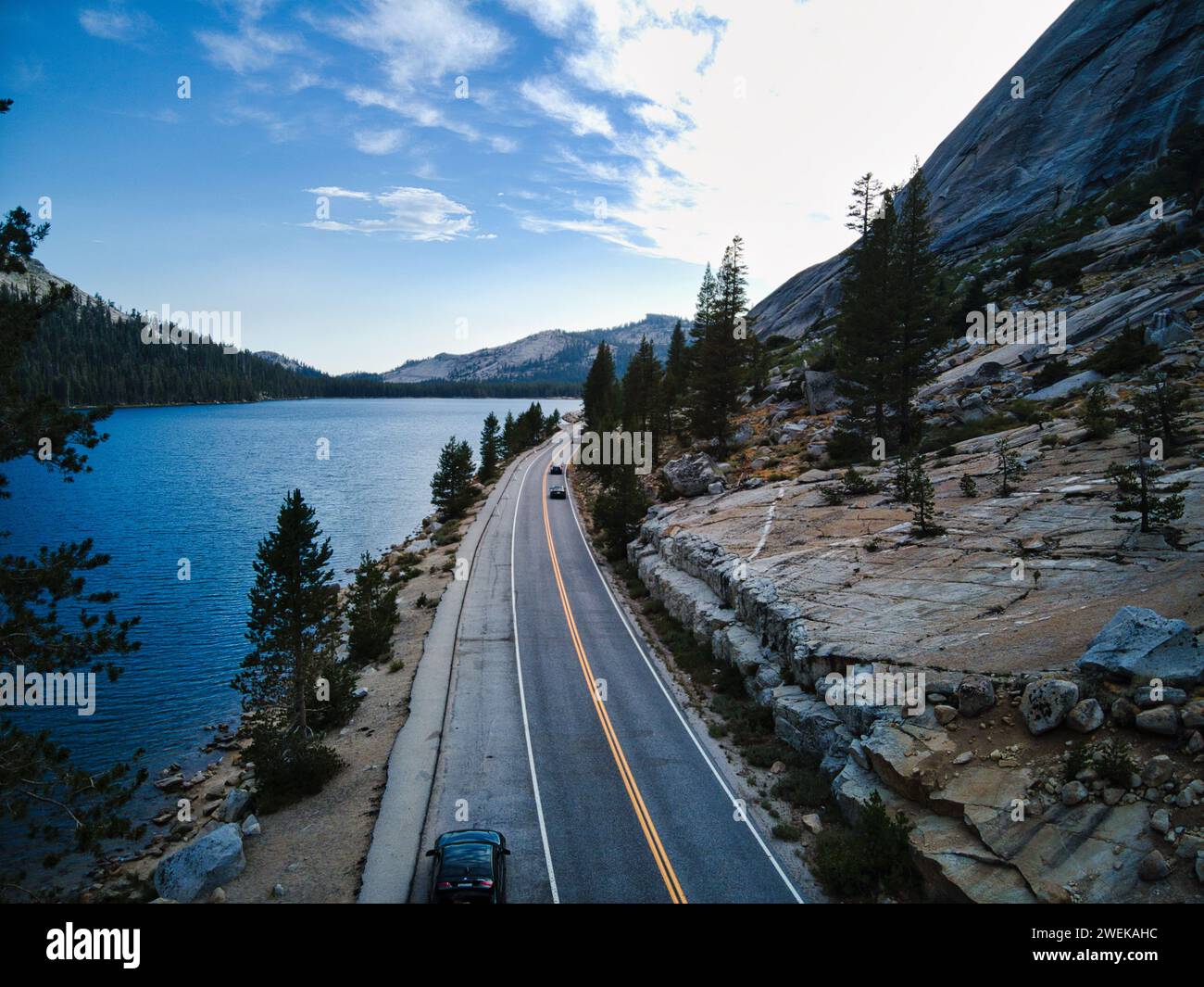 Aerial view scenic road hi-res stock photography and images - Alamy