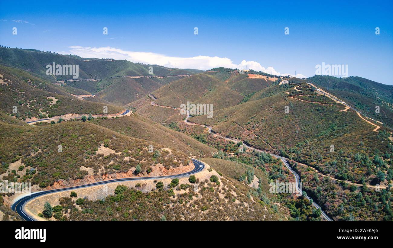 Curving pathway on hill hi-res stock photography and images - Alamy