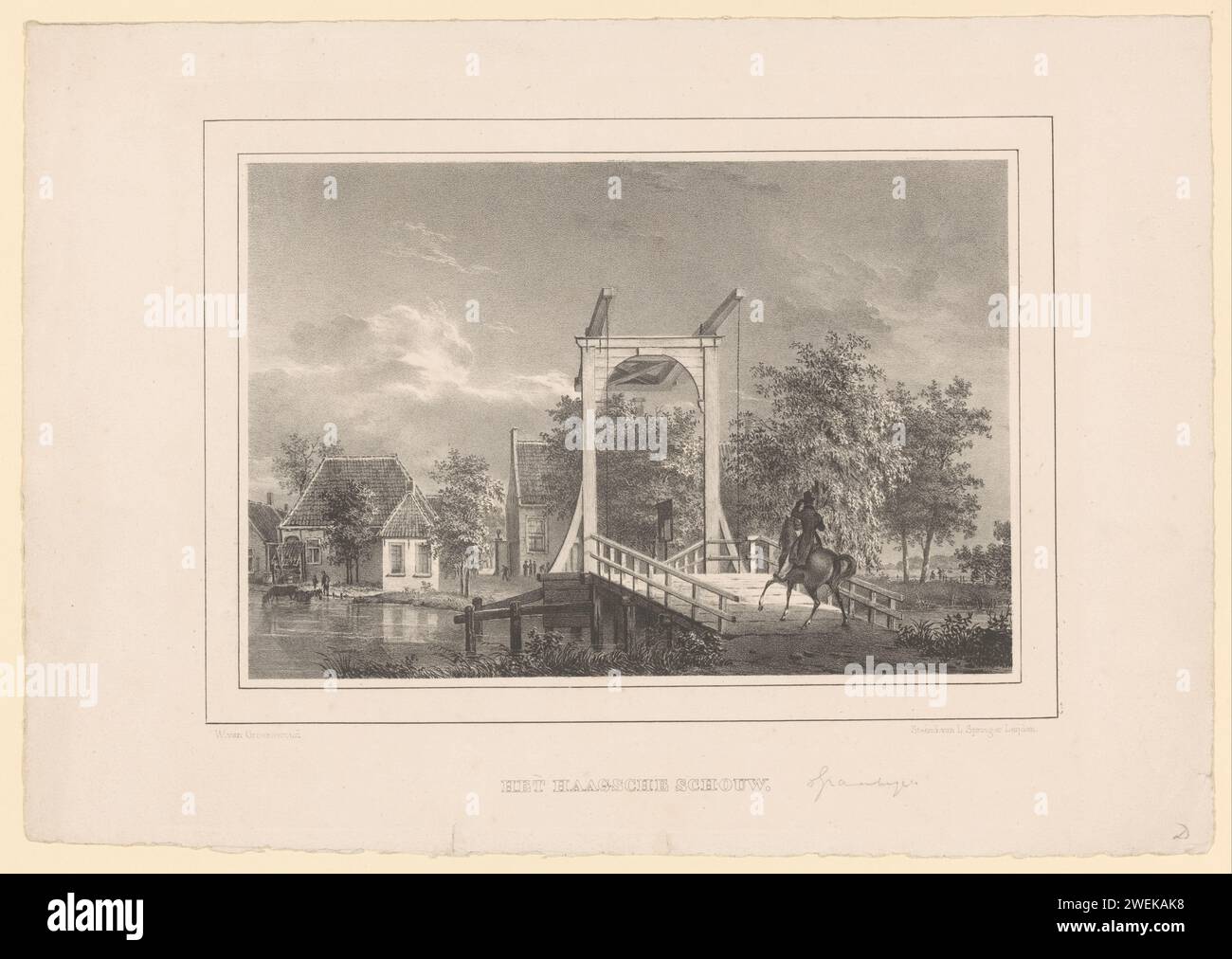 View of the Haagsche Schouw, Wilhelmus van Groenewoud, 1830 - 1863 ...