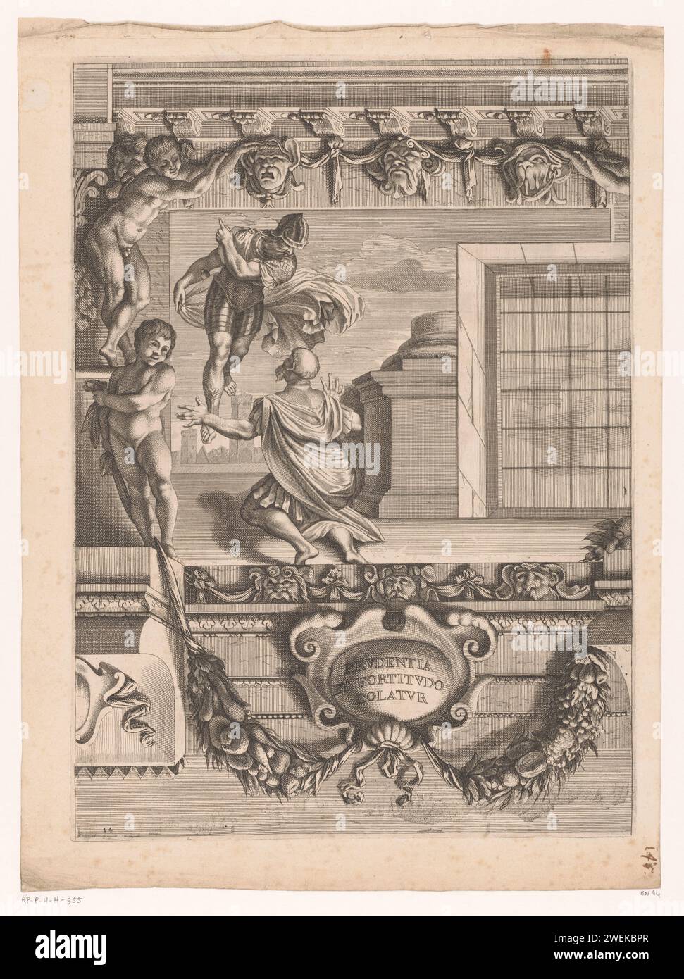 Appearance of Romulus to Proclus, Louis de Châtillon, after François ...