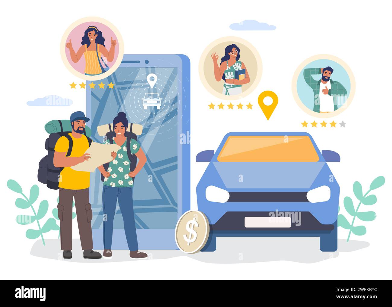 Booking rental Stock Vector Images - Alamy