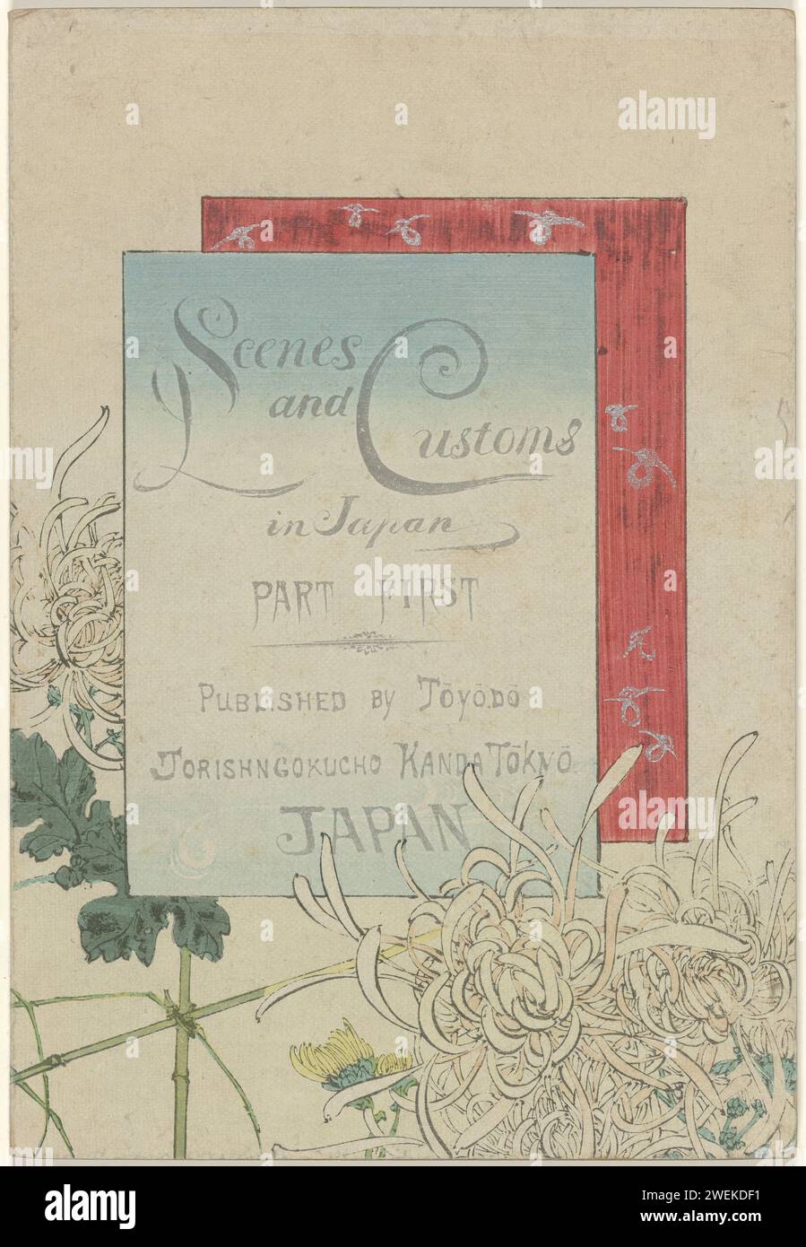 Scenes and customs in Japan - part one, 1902 book Booklet with white ...