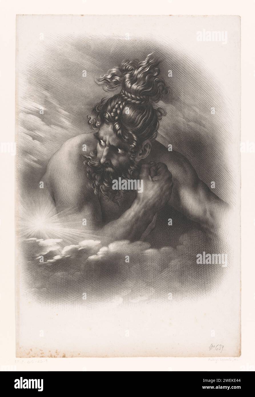 Swaran, the reported king of Lochlin, Hyacinthe Louis Victor Jean ...