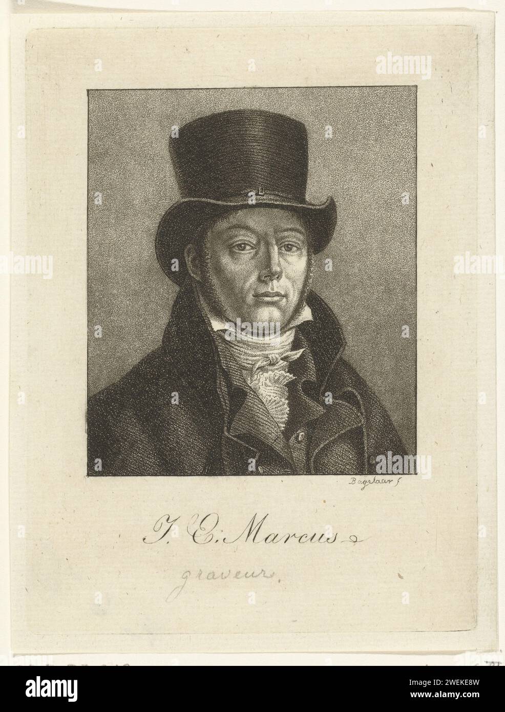 Portrait of Jacob Ernst Marcus, Ernst Willem Jan Bagelaar, After ...