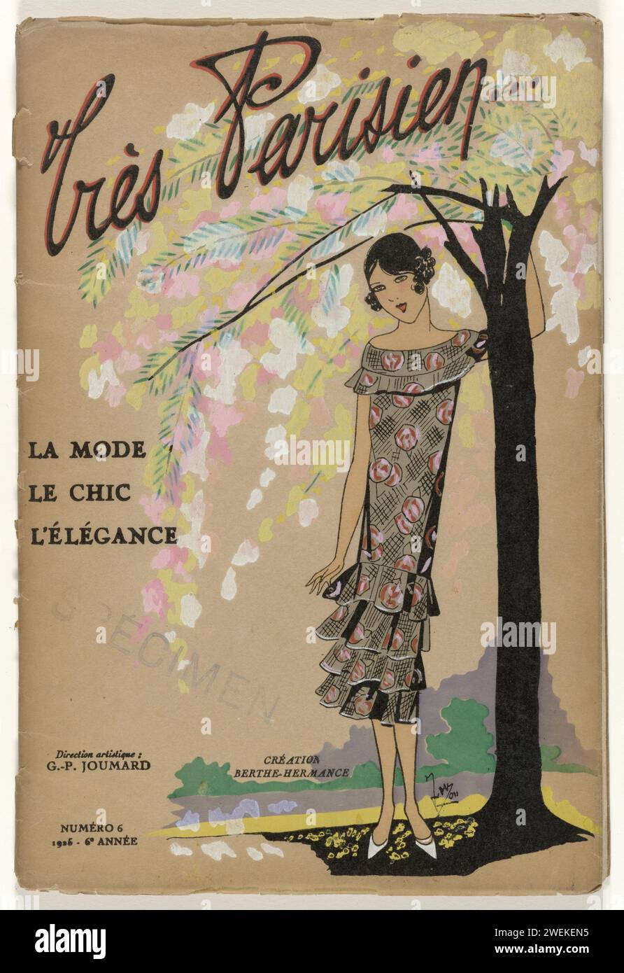 Very Parisian (...) Fashion the chic elegance 1925, number 6, 1925-6th ...