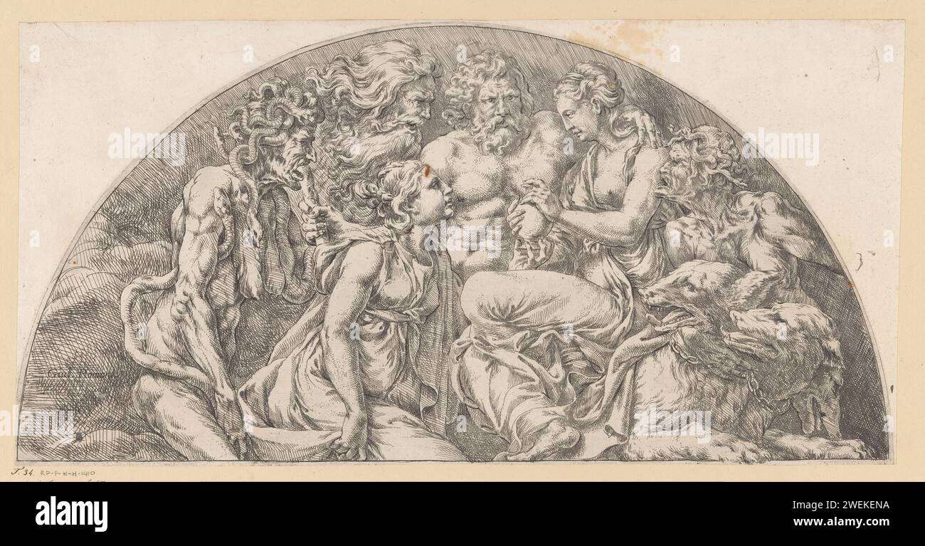 Psyche receives the jug with Proserpin's beauty, Anonymous, After ...