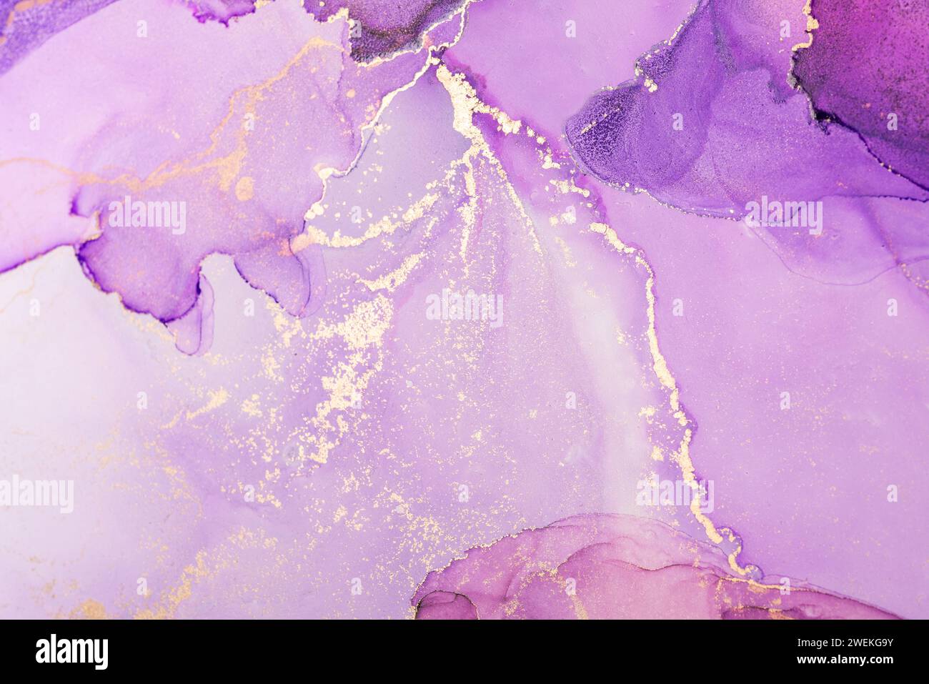 Abstract purple paint background. Acrylic texture with marble pattern ...