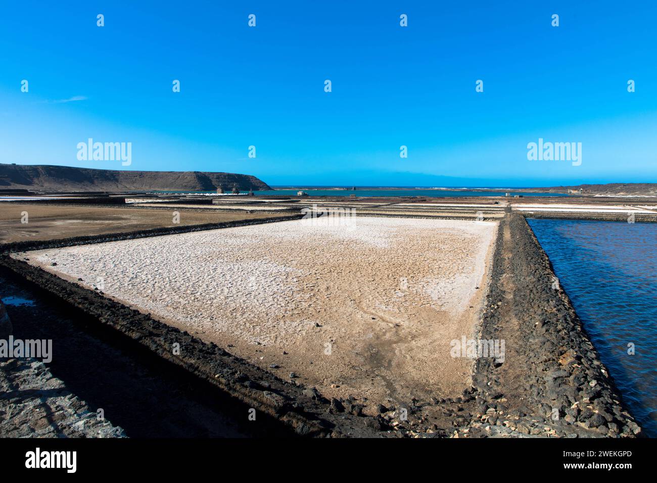 Salinas de Janubio are the largest salt flats in the Canary Islands ...