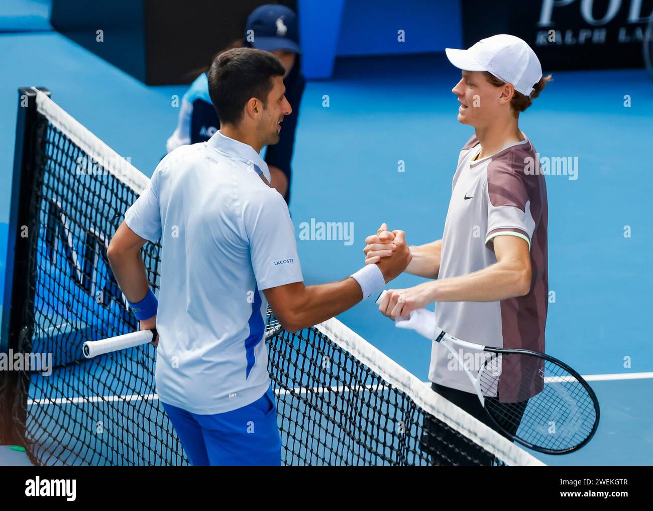 Jannik sinner novak djokovic hi-res stock photography and images - Alamy