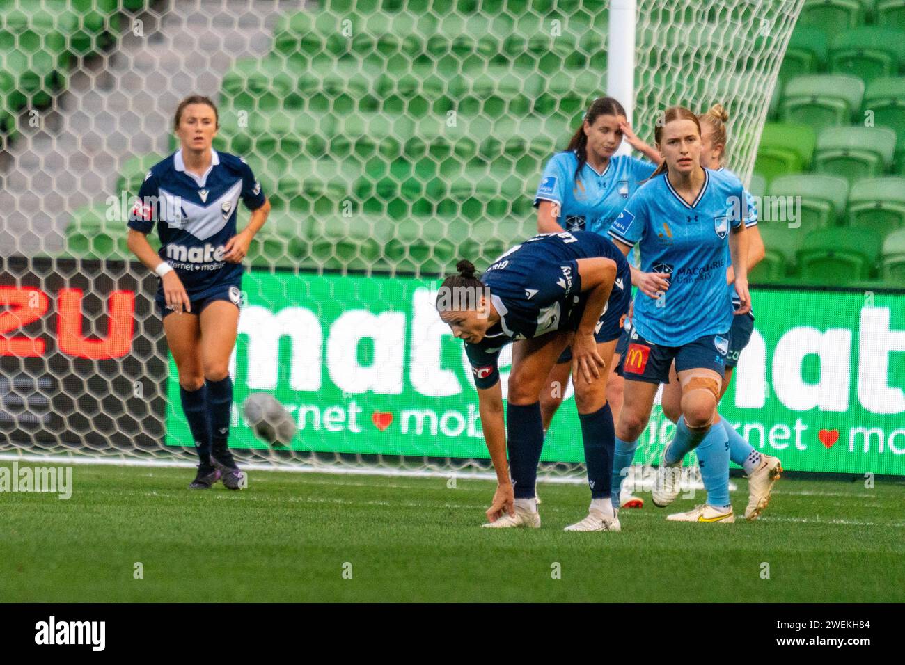 Melbourne, Australia. 26 January, 2024. Melbourne Victory FC Forward ...