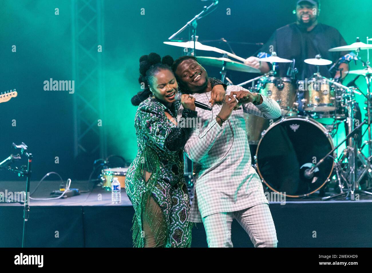 Cannes, France. 25th Jan, 2024. Concert of Yemi Alade on January 25 ...