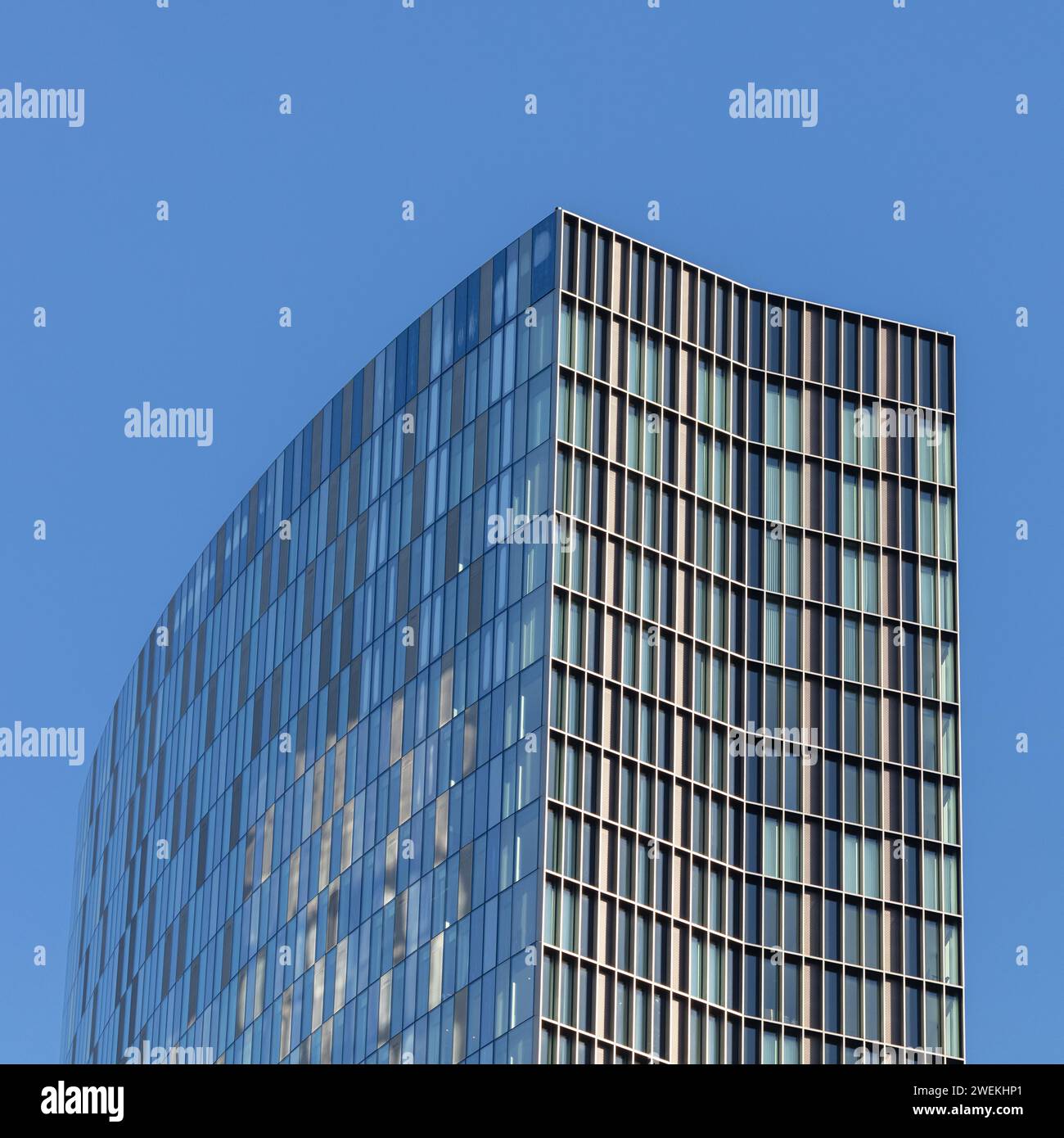 Image of the higher levels of The Blade residential tower in Manchester ...