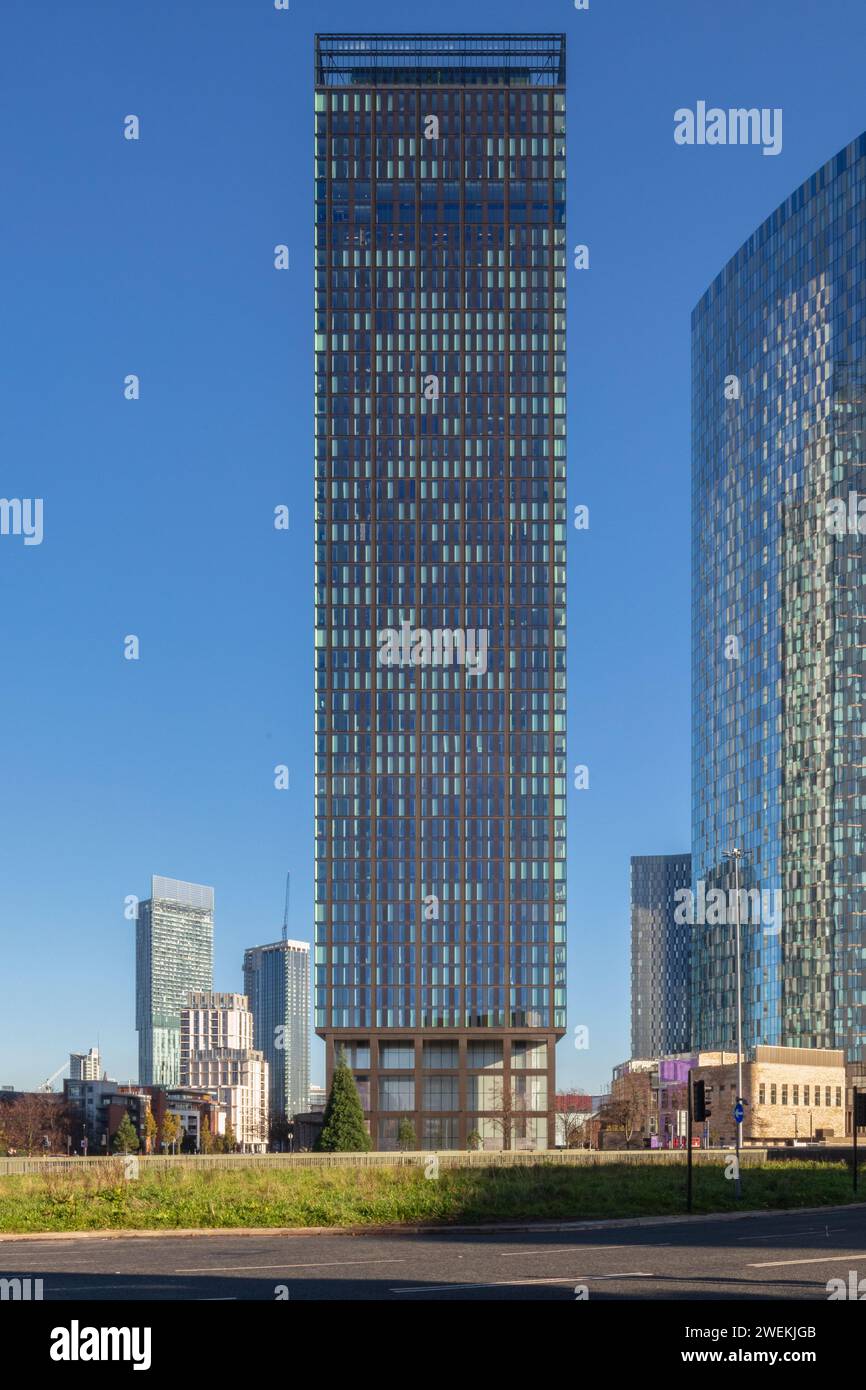 The Crown Street development's Elizabeth Tower and the side elevation ...