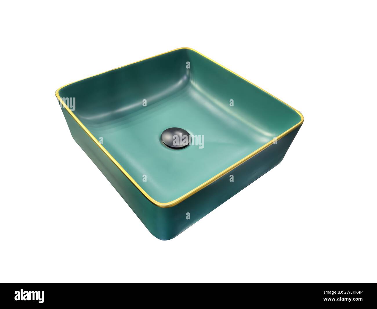 Water sink isolated on white background. Sink for wash basin, kitchen ...