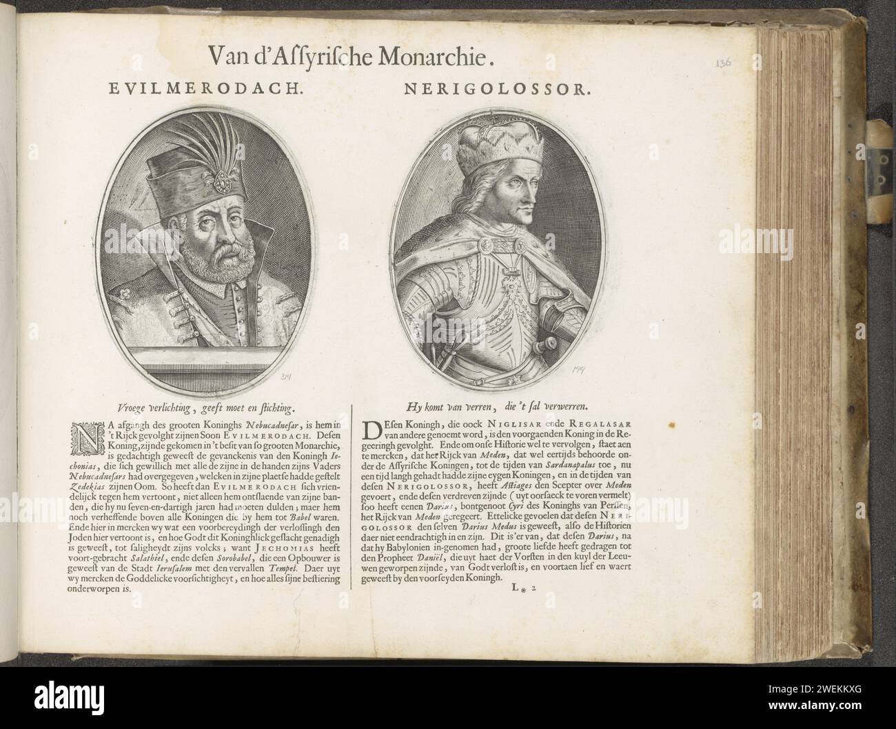 Portraits of the Kings Evil -Merodach and Neriglissar, 1653 - 1654 ...