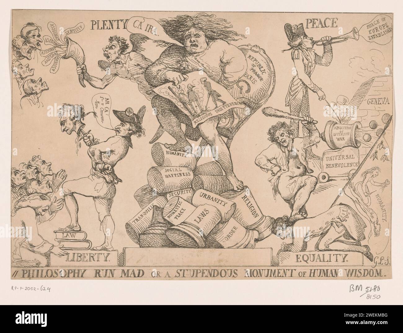 Political cartoon french revolution hi-res stock photography and images ...