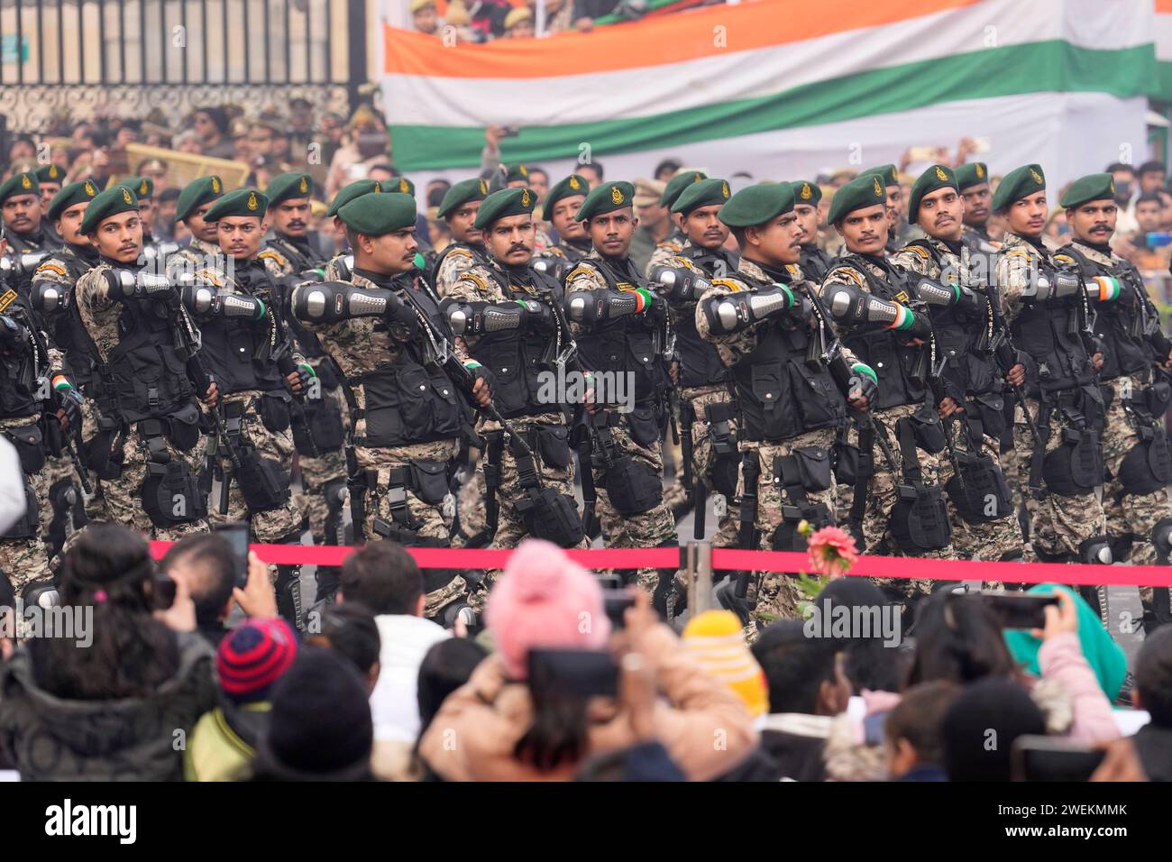 Members of Uttaranchal police march in front of the Vidhan Sabha during ...