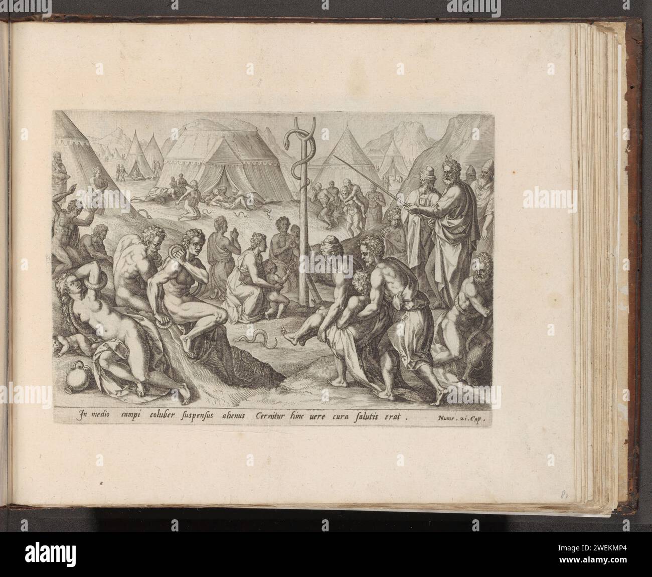 Establishment of the copper snake, 1579 print In the middle the copper ...