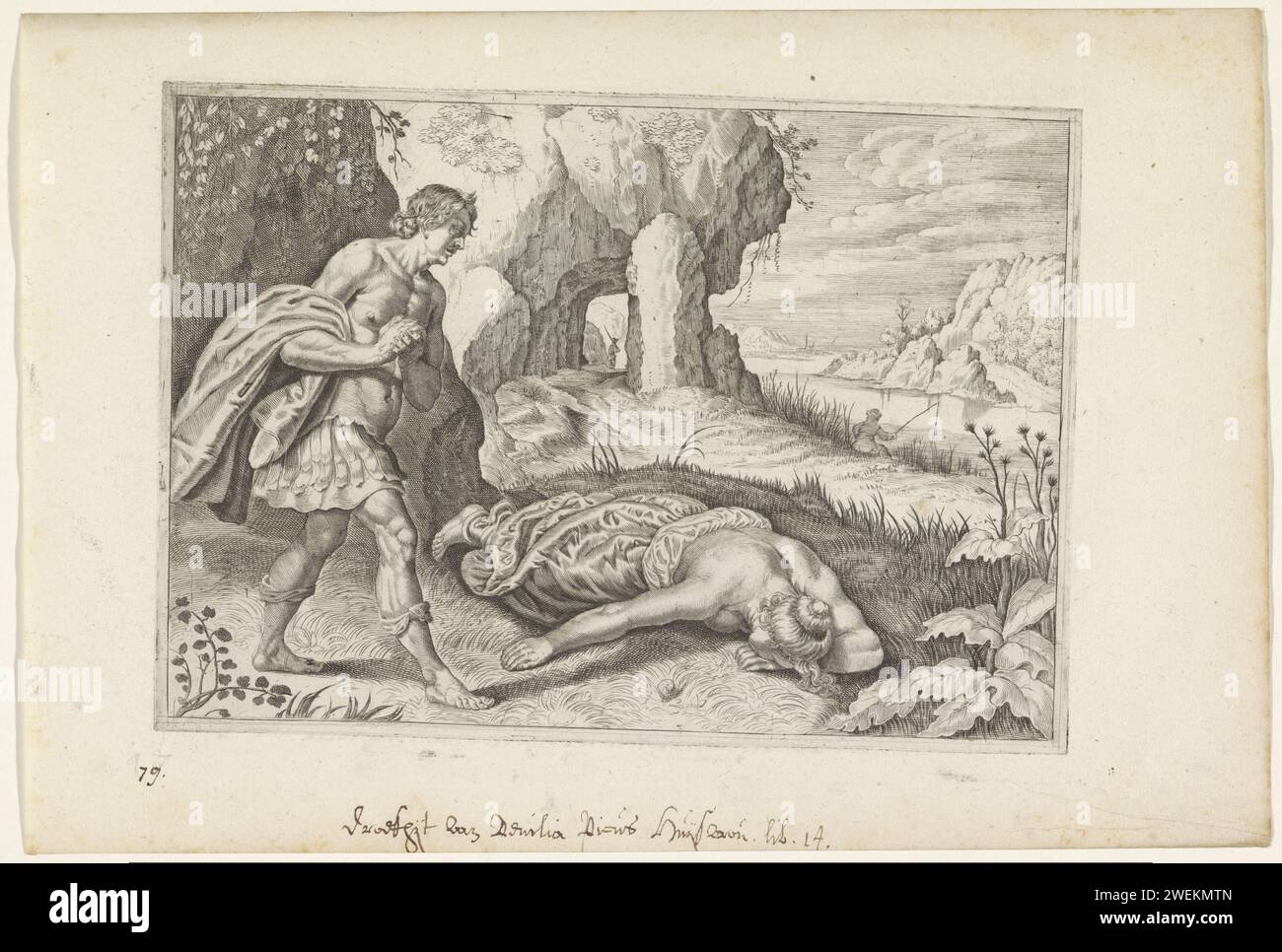 Hesperia en Aesacus, c. 1636 - 1670 print Aesacus, a son of King ...