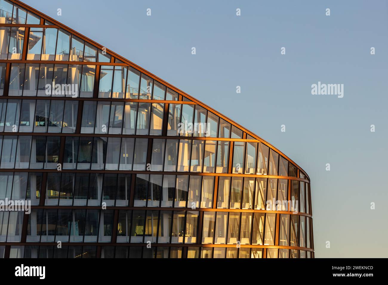Image of the higher levels of the landmark One Angel Square in ...
