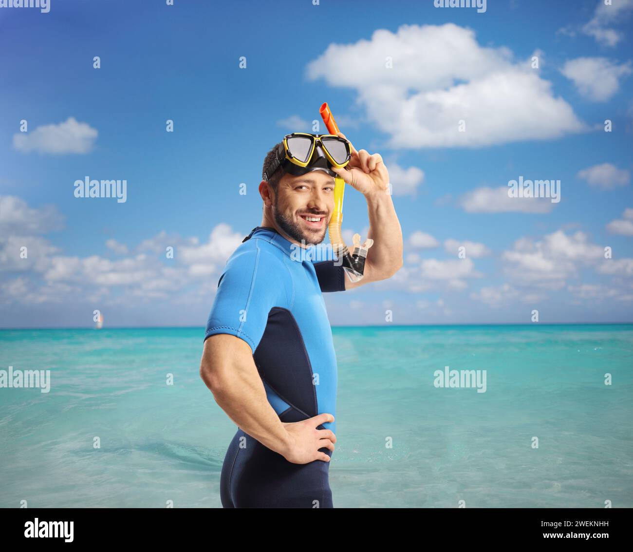 Swimsuit diver hi-res stock photography and images - Alamy