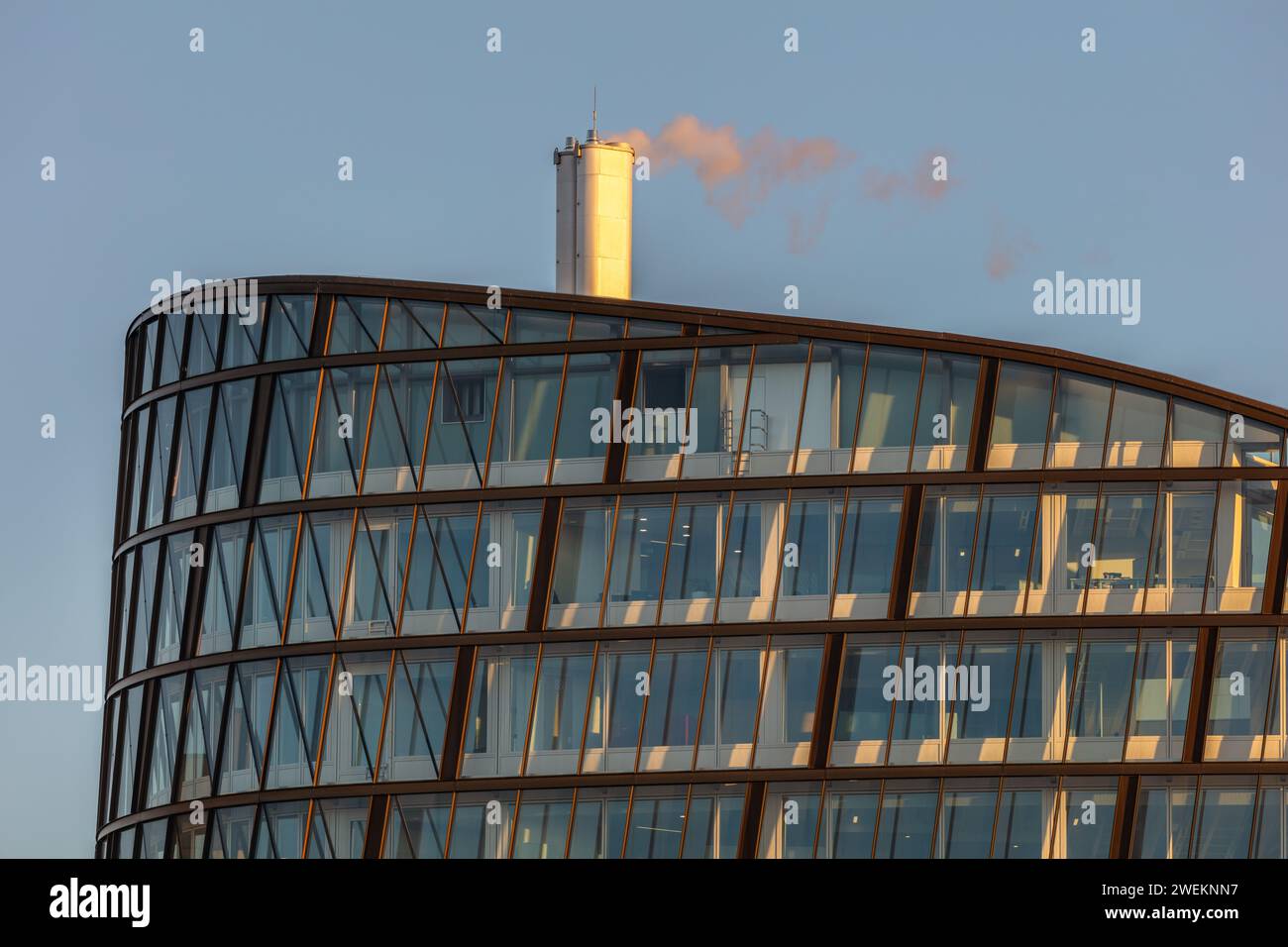 Image of the higher levels of the landmark One Angel Square in ...