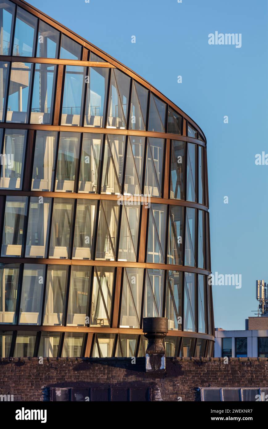 Image of the higher levels of the landmark One Angel Square in ...