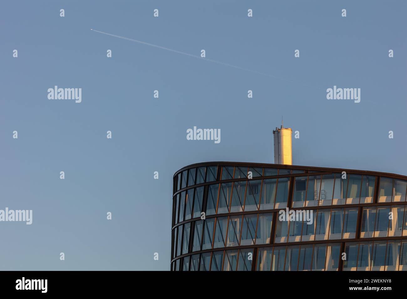 Image of the higher levels of the landmark One Angel Square in ...