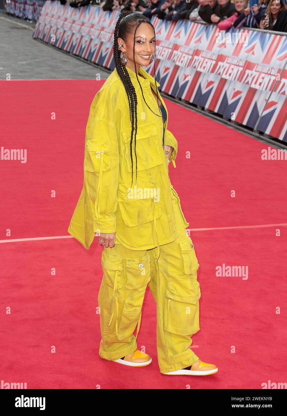 Jan 23, 2024 - London, England, UK - Alesha Dixon attending Britain's ...