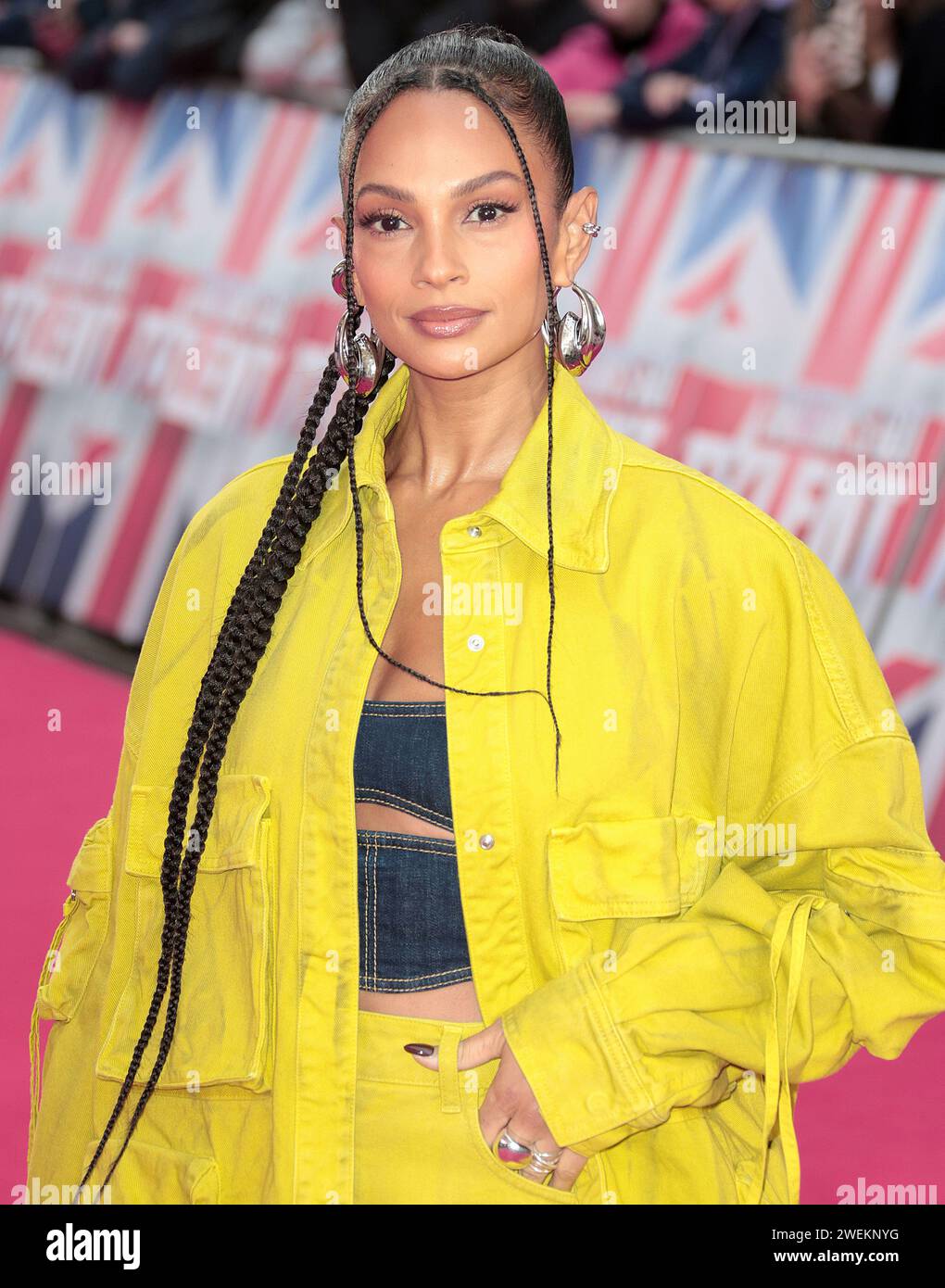 Jan 23, 2024 - London, England, UK - Alesha Dixon attending Britain's ...
