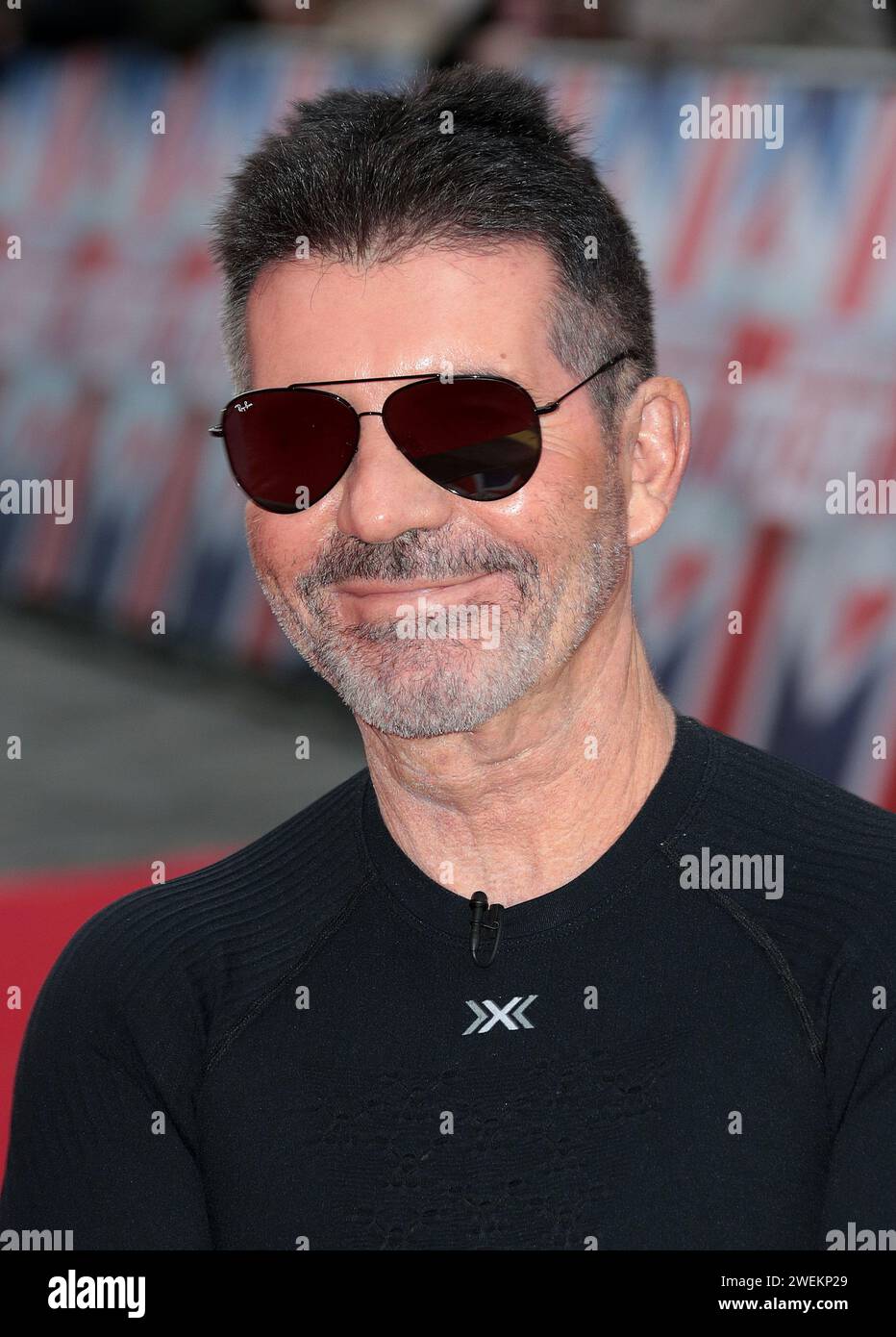 Jan 23, 2024 - London, England, UK - Simon Cowell attending Britain's ...