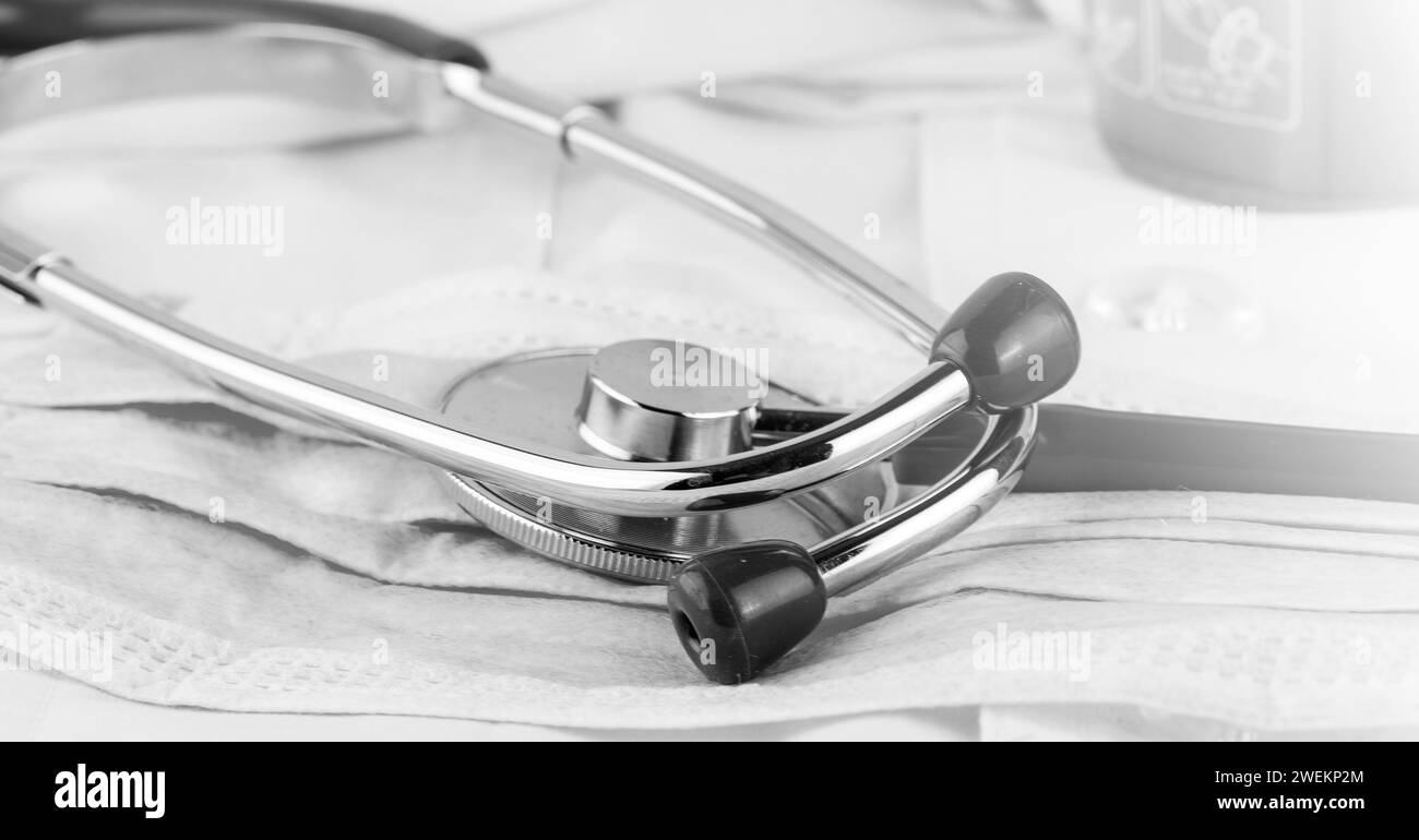 White overall Black and White Stock Photos & Images - Alamy