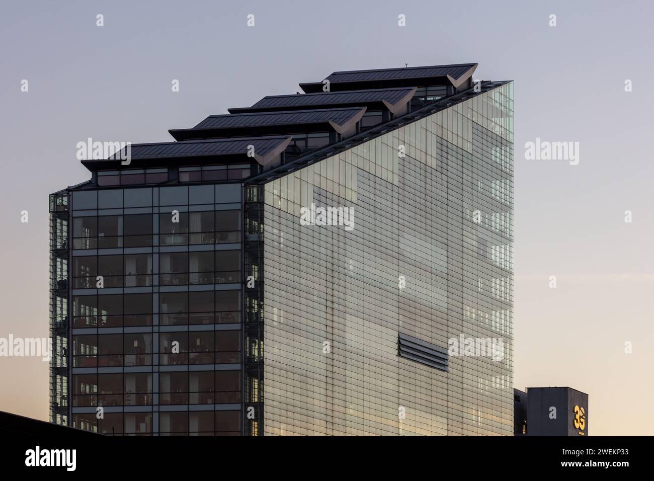 No. 1 Deansgate in Manchester, UK. The tallest steel constructed ...