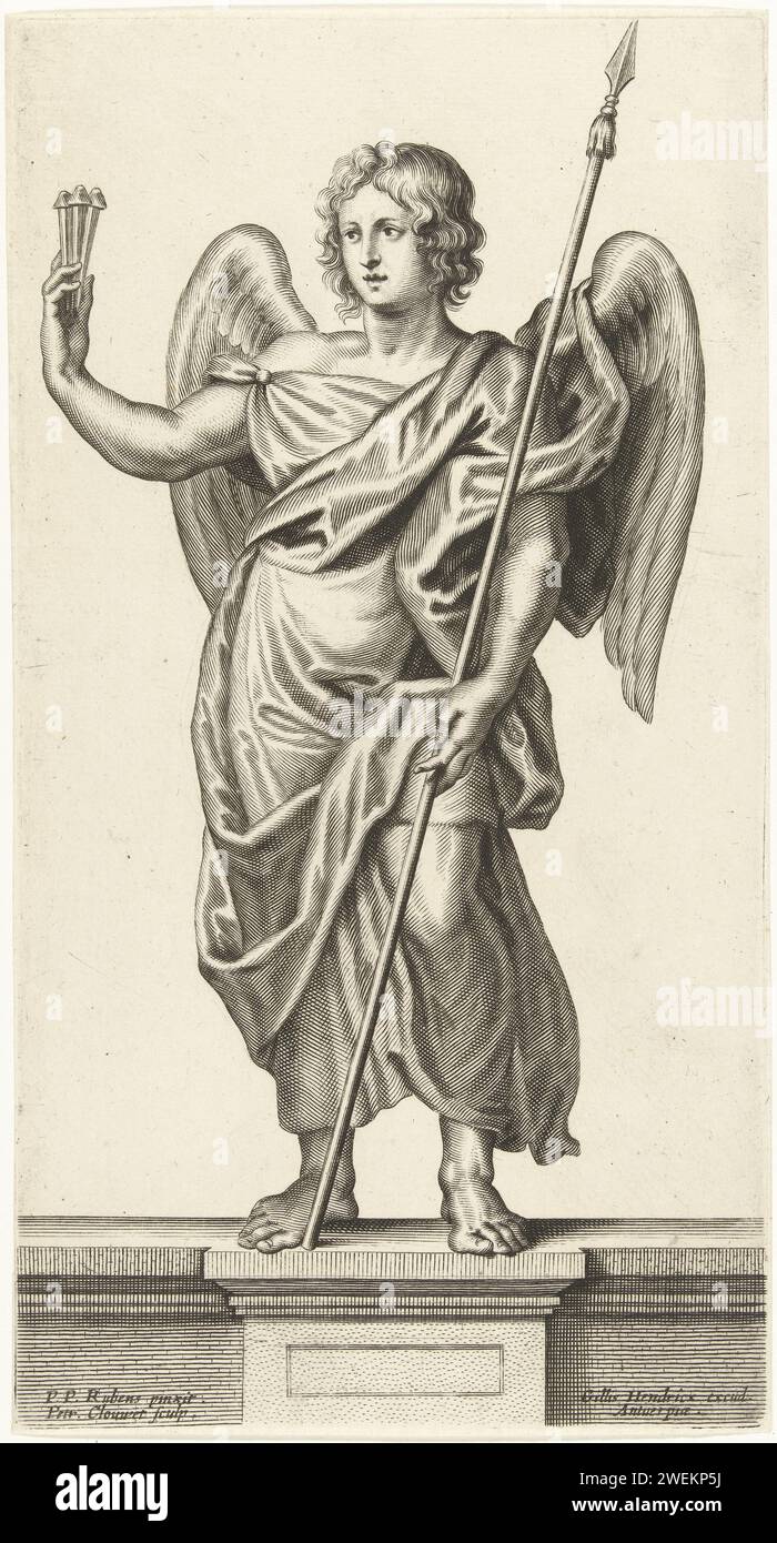 Engel with Lans and Spijkers, Petrus Clouwet, After Peter Paul Rubens ...