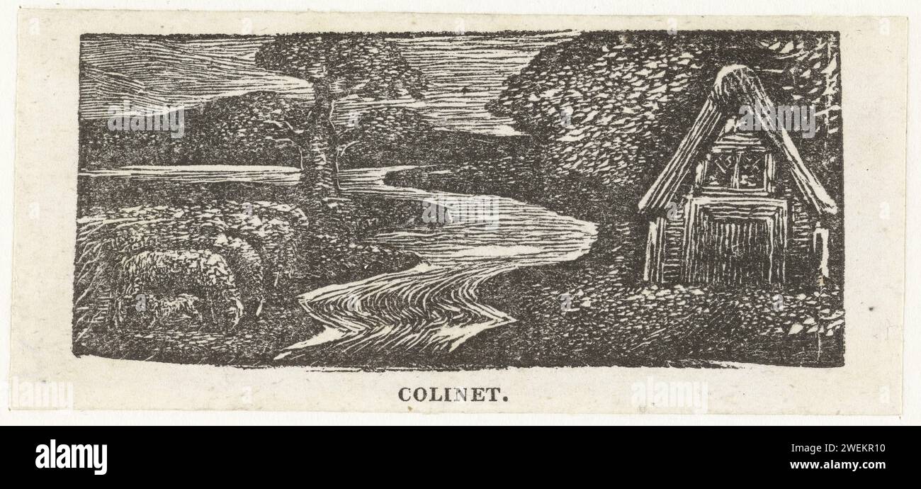 Sabrina's Silver River, William Blake, 1820 - 1821 print A river ...