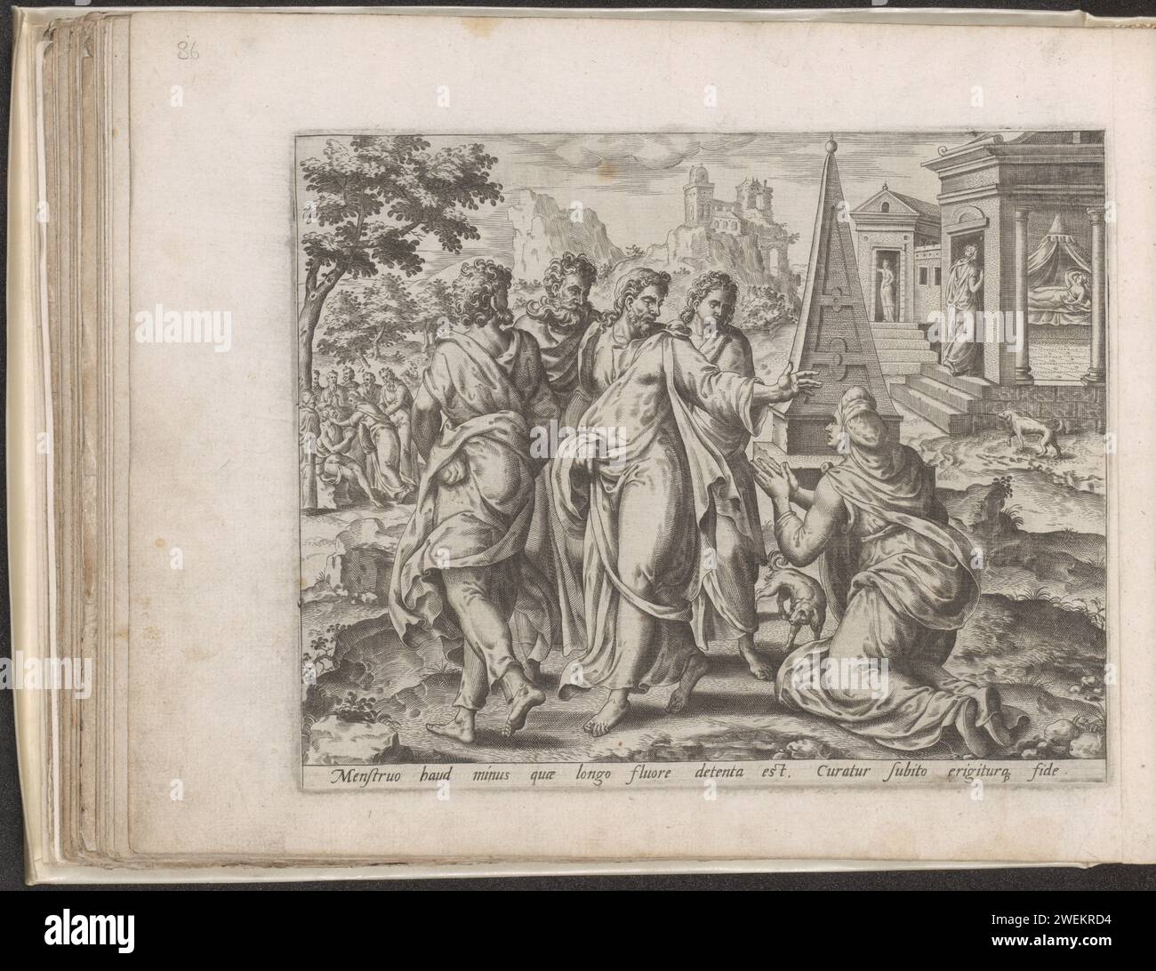 Christ healing a bleeding woman hi-res stock photography and images - Alamy